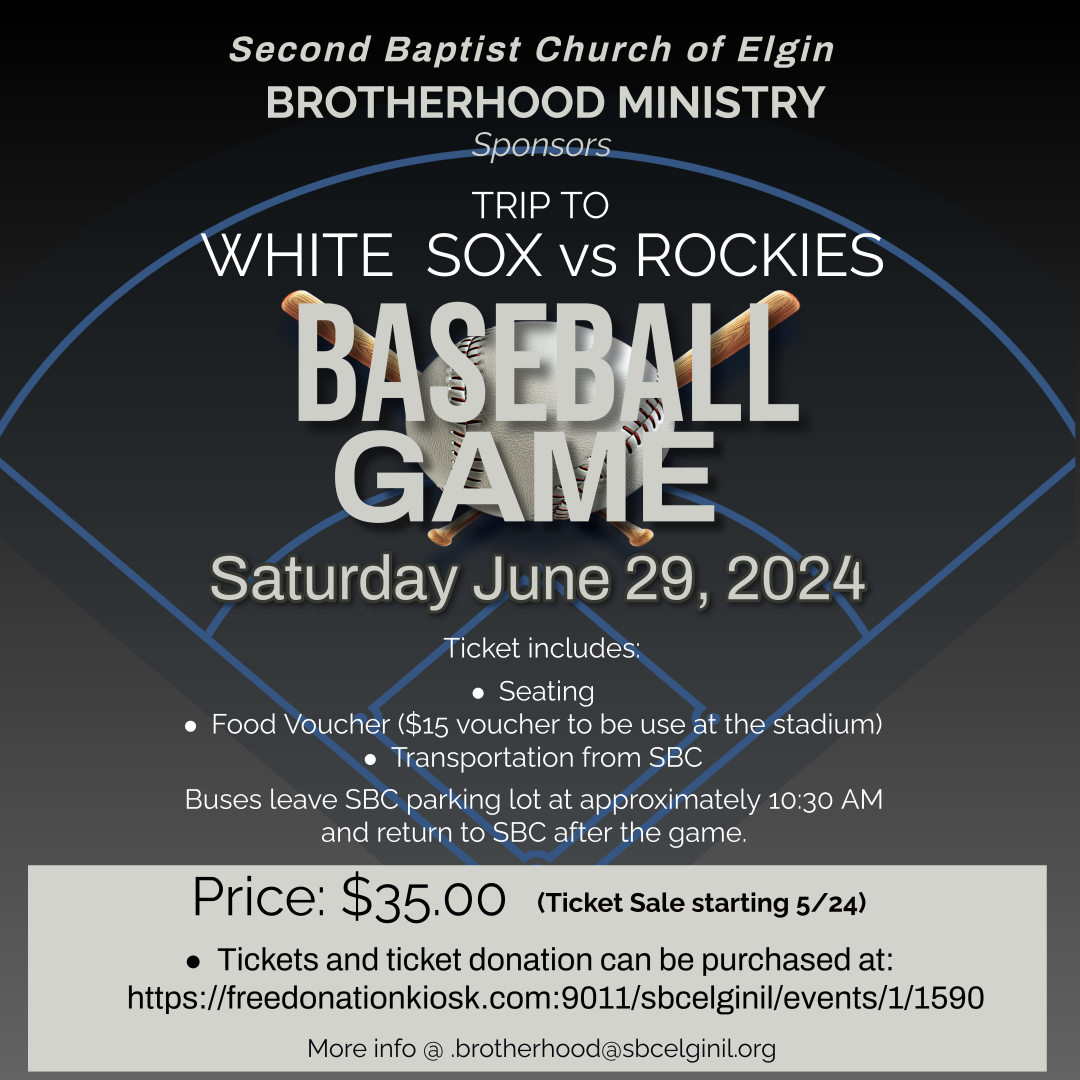 Events - Second Baptist Church of Elgin